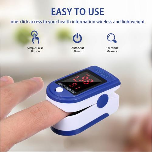 Jual Pulse Oximeter Fingertip Alat medis oxymeter ukur cek kadar ...