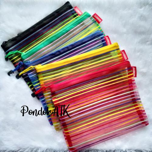 Jual Map Jaring Warna Warni Ukuran A5 Zipper Map Jaring Warna - Hitam ...