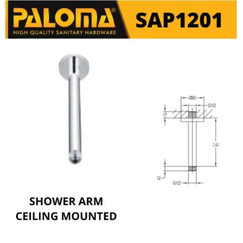 Jual TIANG SHOWER TANAM PLAPON ATAS SHOWER SAP 1201 ARM CEILLING ...