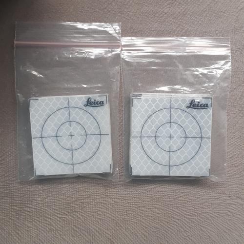 Jual stiker target Leica reflectorles sheet Leica ukuran 50mmx50mm ...