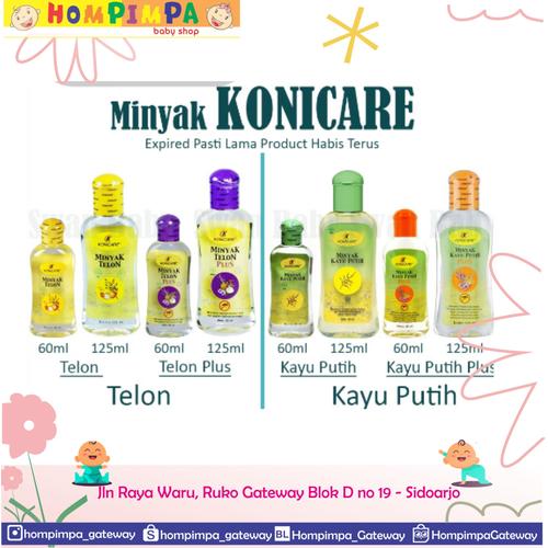 Jual Minyak Telon Konicare / Telon Konicare Telon Plus / Minyak Kayu Putih - MKP HOT 125 ML ...