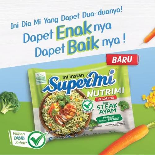 Jual supermi nutrimi/supermi nutrimi mie goreng rasa steak ayam - Kota ...