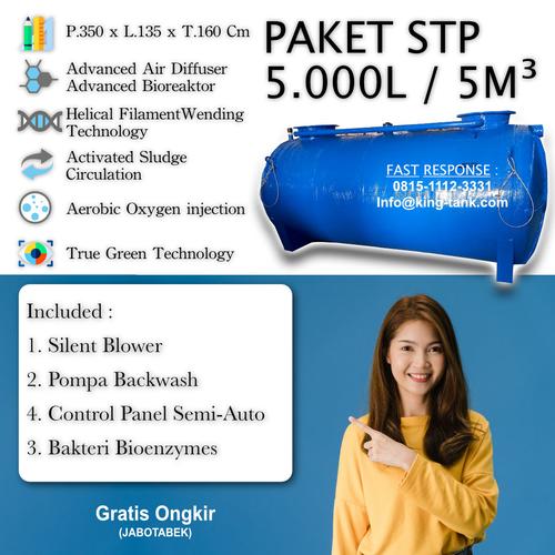 Jual Tangki STP BIOTECH IPAL 5000 Liter / 5m3 - Jakarta Barat - Rumah ...