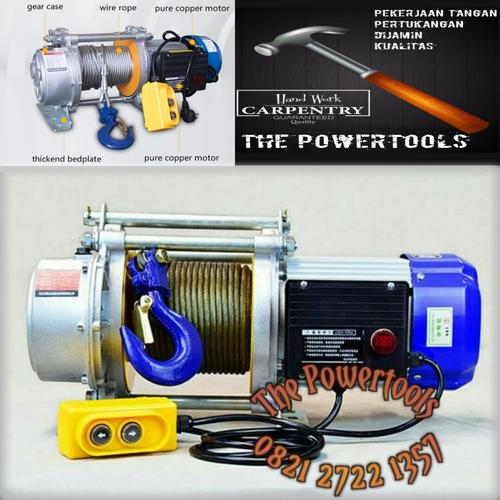 Jual Mesin Katrol Electric Winch 1200Kg Sling 25Meter Merk WEKA in ...