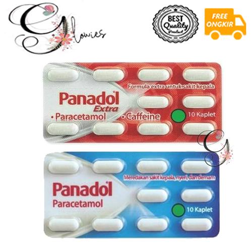 Jual Obat Sakit Kepala PANADOL caplet All Varian isi 10 tablet - MERAH ...