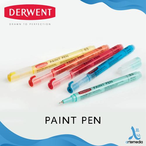 Jual Drawing Pen Derwent Paint Pen Permanent Watersoluble Pulpen Gambar ...