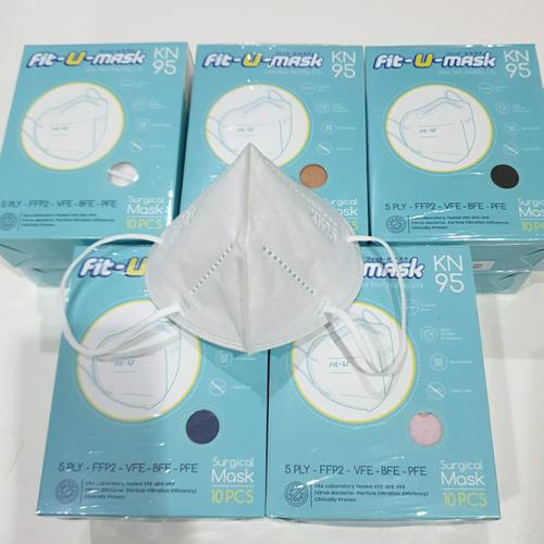 Jual Masker KN95 Medis Fit u mask 5ply FFP2 VFE BFE PFE ISI 10Pcs ...