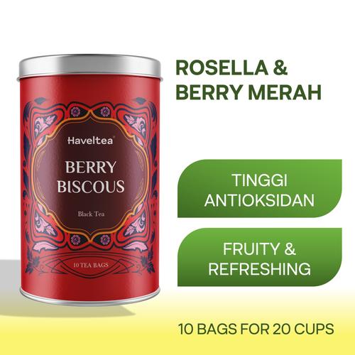 Jual BERRYBISCOUS | Big Tin | Haveltea | Fruit Tea | Berry Hibiscus ...