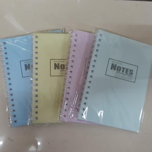 Jual buku notebook A5 spiral kawat/buku bloknote A5 spiral kawat ...