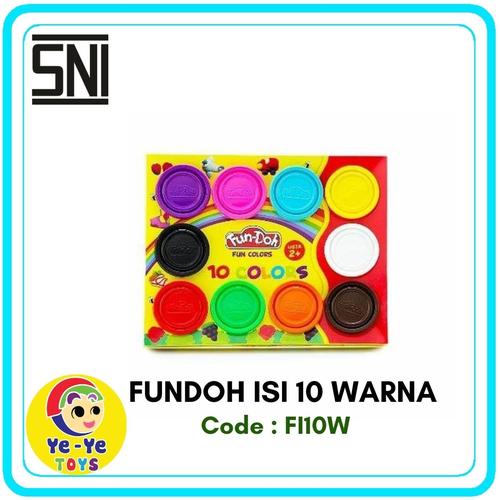 Jual Fundoh Warna Random/big combo 2/isi 10 warna /isi 4 warna cup ...