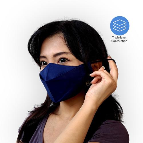 Jual Masker Kain 3 ply 3D Earloop Polos Pastel Model Duckbill Evo ...