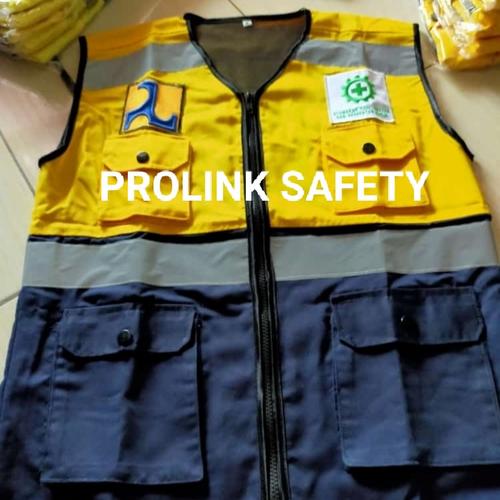 Jual ROMPI SAFETY KUNING DONGKER BERLOGO PU K3 - S - Kab. Probolinggo ...
