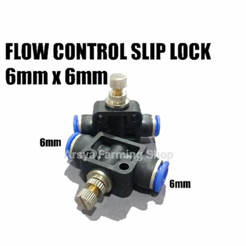 Jual FLOW SPEED CONTROL SWITCH 6MM - SLIP LOCK FITTING PNEUMATIC - Kota ...