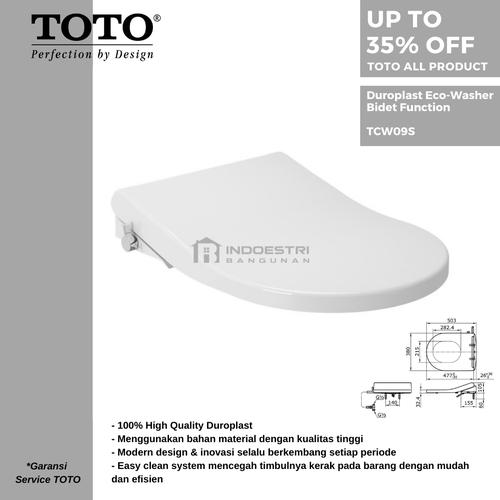 Jual Tutup Closet TOTO Eco Washer TCW09S / Seat Cover Closet TOTO ...