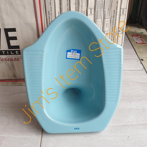 Jual Closet Jongkok INA C2 Biru, Ivory, Beige, Hijau, Pink - Kota ...