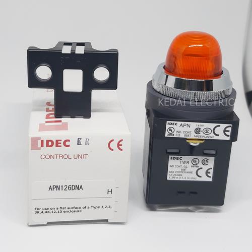 Jual IDEC PILOT LAMP 220V 30mm APN126DN - Orange - Jakarta Barat ...