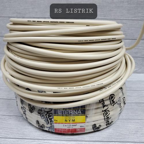 Jual Kabel ETERNA 2 x 1.5mm NYM / Kabel 2 x 1.5 mm NYM HARGA PERMETER - MYVO 2x1,5 - Kota ...