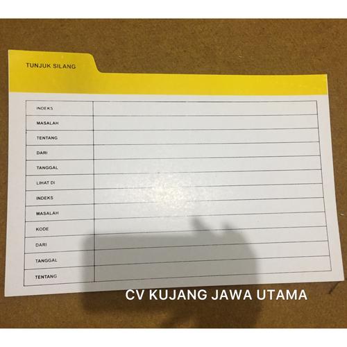 Jual Out Indikator Arsip : Out Guide & Out Sheet Arsip - TUNJUK SILANG ...