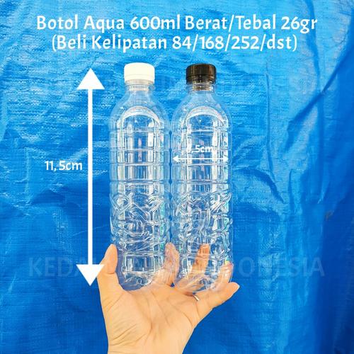 Jual Botol Minum Aqua 600ml Baru / Botol 600ml Baru - Kardus Packing ...