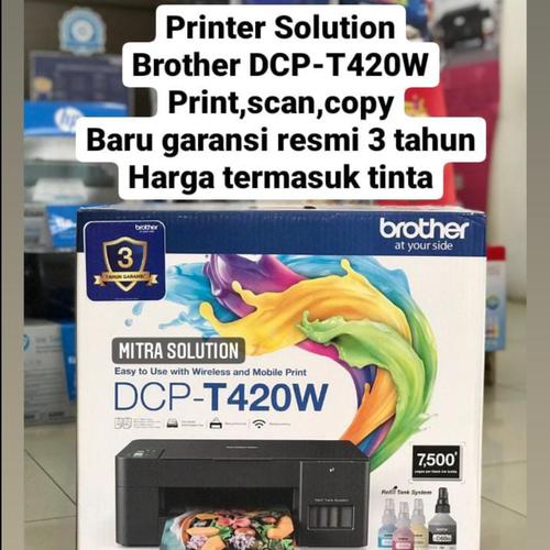 Jual Printer Brother T420 Wireless DCP-T420W DCP T420w T-420 T 420 ...