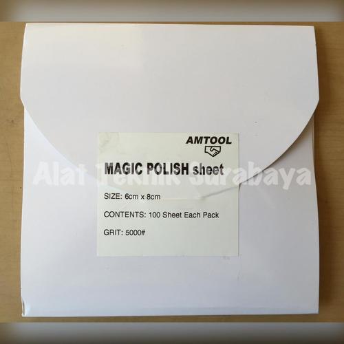 Jual AMERICAN TOOL MAGIC POLISH 6 X 8 CM / 100 SHEET (LEMBAR) / AMTOOL ...