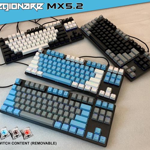Jual Rexus Legionare MX5.2 Mechanical Gaming Keyboard MX 5.2 - Blue ...