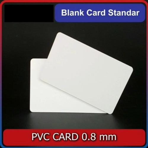 Jual Kartu Nama / ID PVC Blank Name Card Polos bs di print sticker ...