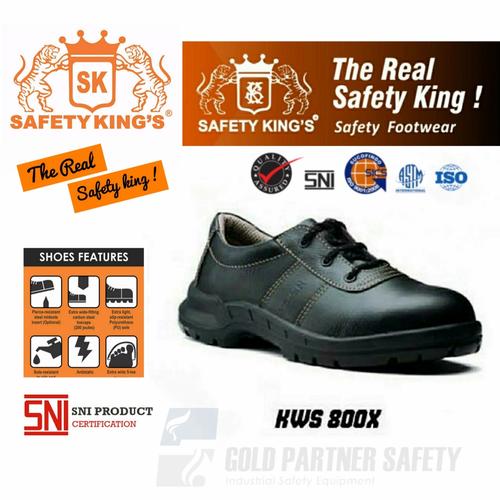 Jual Sepatu safety shoes Kings KWS 800X original by safety kings QC SNI ...