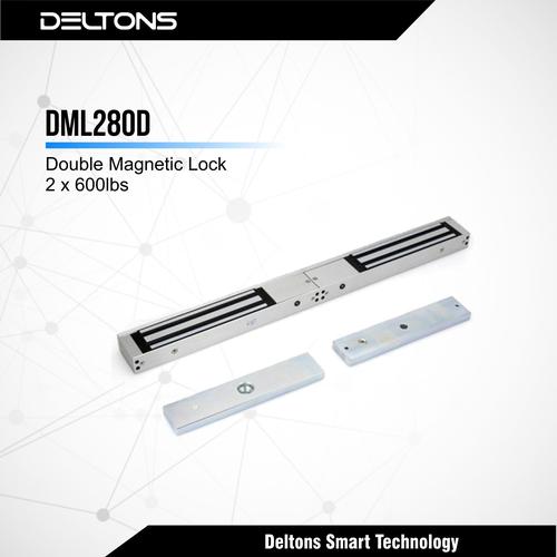 Jual EM Lock Double Magnetic Lock 280Kg 600Lbs - With ZL Bracket - Kota ...