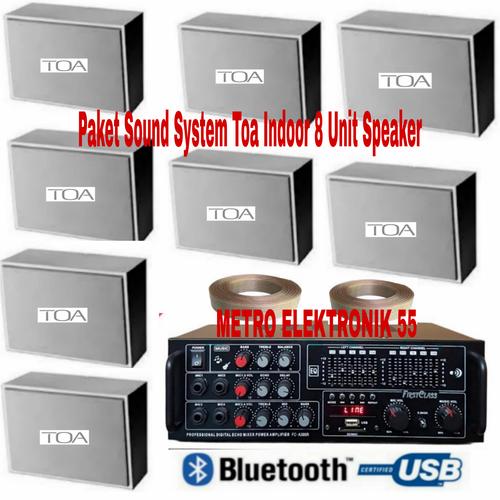Jual Paket Sound System Toa 8 Unit Speaker Indoor Original - Jakarta ...