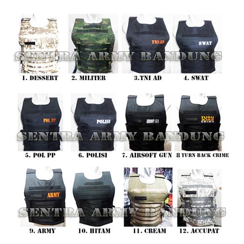 Jual Rompi Protector Tactical Swat Polisi TNI - Stok Kosong - Kota ...