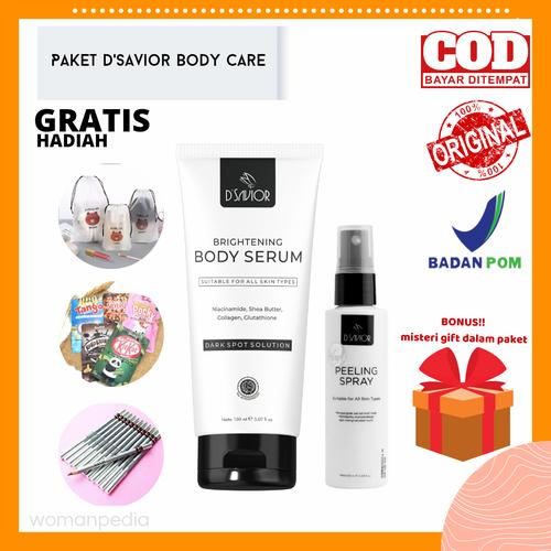 Jual Dsavior Paket Body Whitening Serum dan Peeling Spray - Kab ...