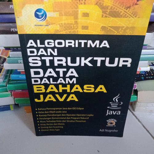 Jual BUKU ALGORITMA DAN STRUKTUR DATA DALAM BAHASA JAVA - Kota Bekasi ...