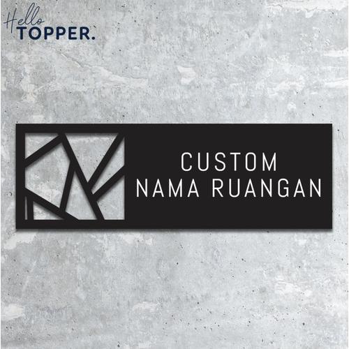 Jual Custom Nama Ruangan Signage Akrilik Sign Board Acrylic Papan ...