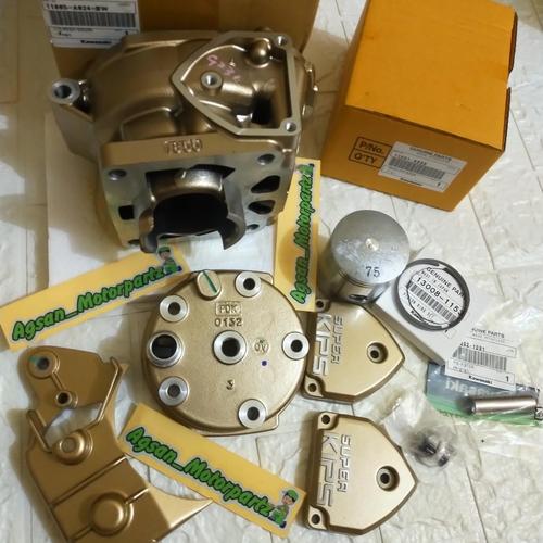 Jual Blok head pdk gold piston set cover super kips atas bawah original ...