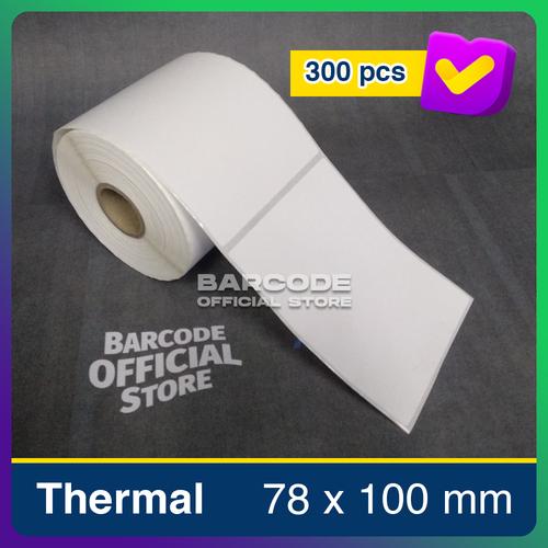 Jual [CR] Codeshop Label Barcode Thermal 78x100 / 78 x 100 mm 1 Line ...
