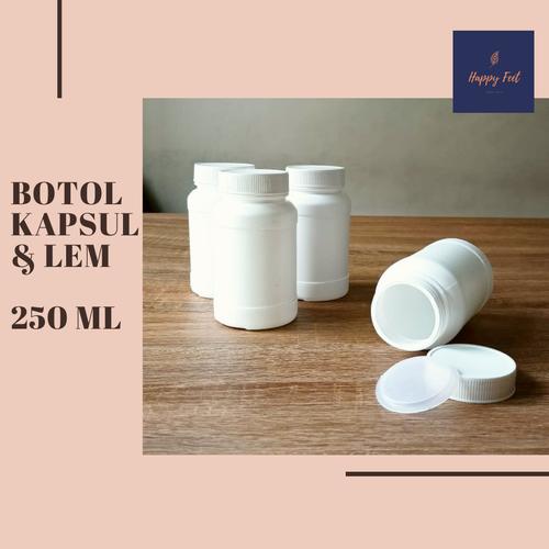 Jual BOTOL KAPSUL / BOTOL LEM 250 ML HDPE FOOD GRADE - Jakarta Pusat ...