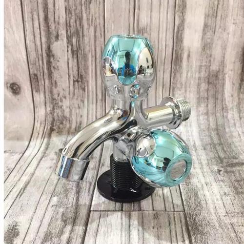 Jual Kran Cabang Gravino Stainless Handel Bulat Warna Drat 1/2 Inch ...