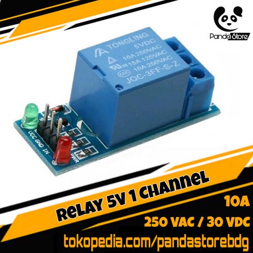 Jual Relay 5V 1 Channel Output 250VAC 30VDC 10A Module ARDUINO UNO MEGA ...