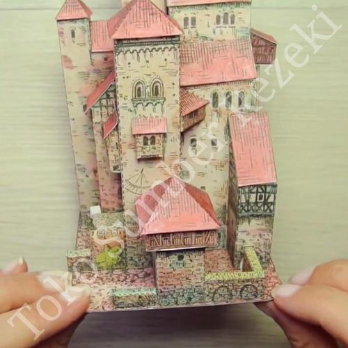 Jual Castle Diorama Papercraft Temple Vintage Menara Paper Craft Rumah ...