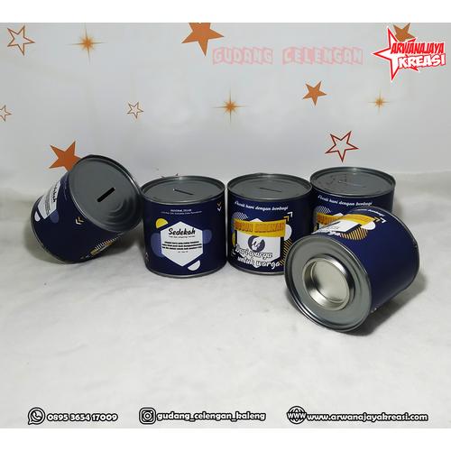 Jual Celengan Kaleng Mini Karakter Costum Bisa Buka Tutup - Non ...
