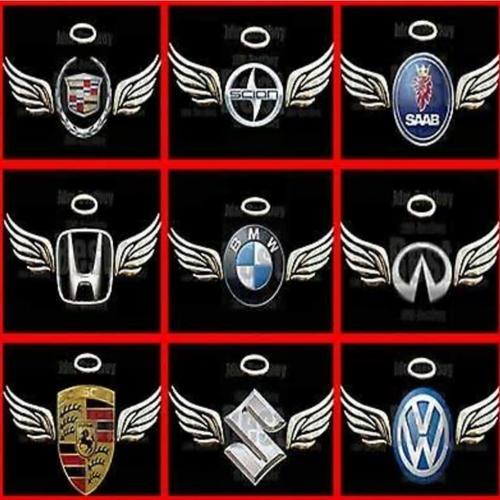 Jual Emblem Logo Sayap malaikat bahan pvc untuk variasi/hiasan logo ...