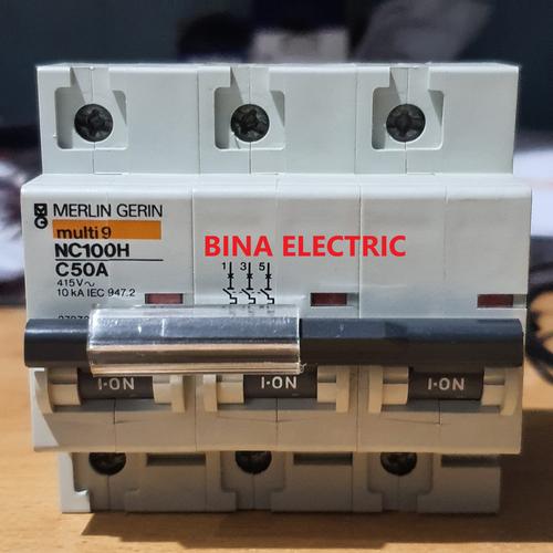 Jual MCB Multi9/Multi 9 Merlin Gerin NC100H 3P 50A / MCB Merlin Gerin 50A - Jakarta Pusat - Bina ...