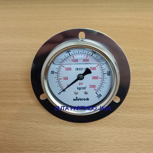 Jual Pressure Presure Gauge Payung 4 inchi 250 bar / kg ( SS Brass ) - Jakarta Barat - Duta ...
