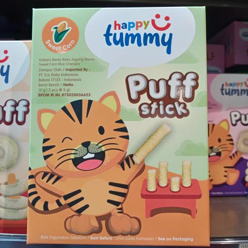 Jual Happy Tummy Sweet Corn Puff Stick 15gr - Snack Baby - Jakarta ...