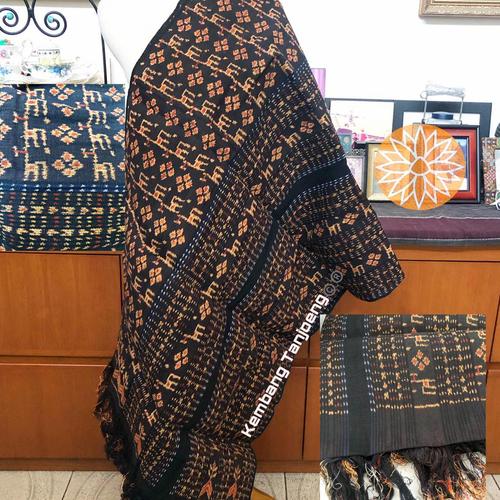 Jual Kain Tenun Rote, NTT. Kode TNTT-RT001.Warna coklat alam. - Jakarta ...