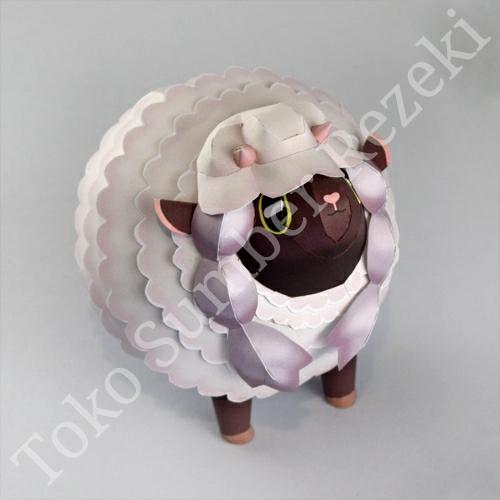 Jual Animal Domba Diorama Papercraft Sheep Wooloo Miniature Paper Craft ...