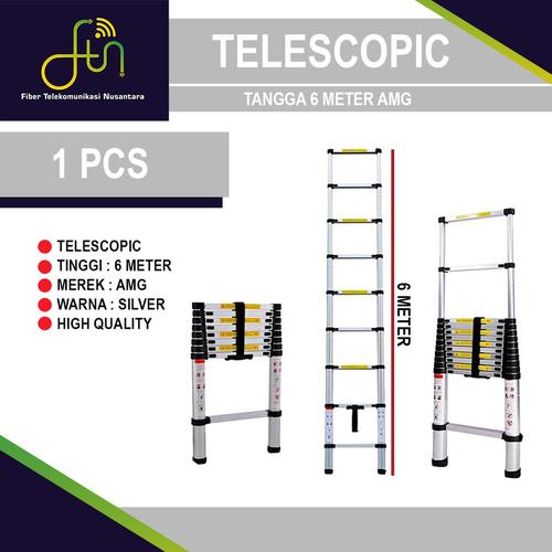 Jual Tangga Lipat Teleskopik 6 Meter | Tangga Telkom Indihome - Kab ...