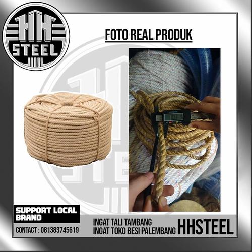 Jual TALI MANILA ROPE 10 MM / TALI TAMBANG / TAMPAR 10 MM MERK GURITA ...