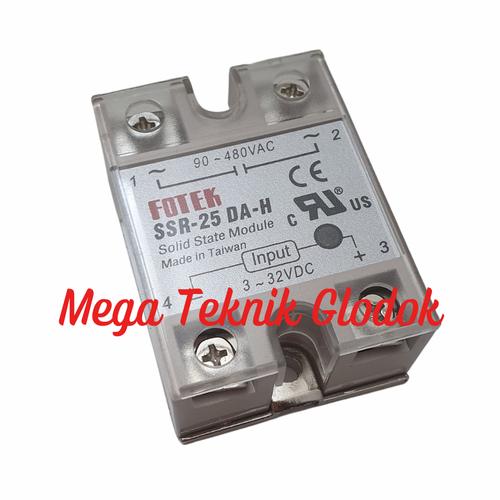 Jual Fotek Solid State Relay SSR-25 DAH / SSR 25 DA-H - Jakarta Barat - Mega Teknik Glodok ...